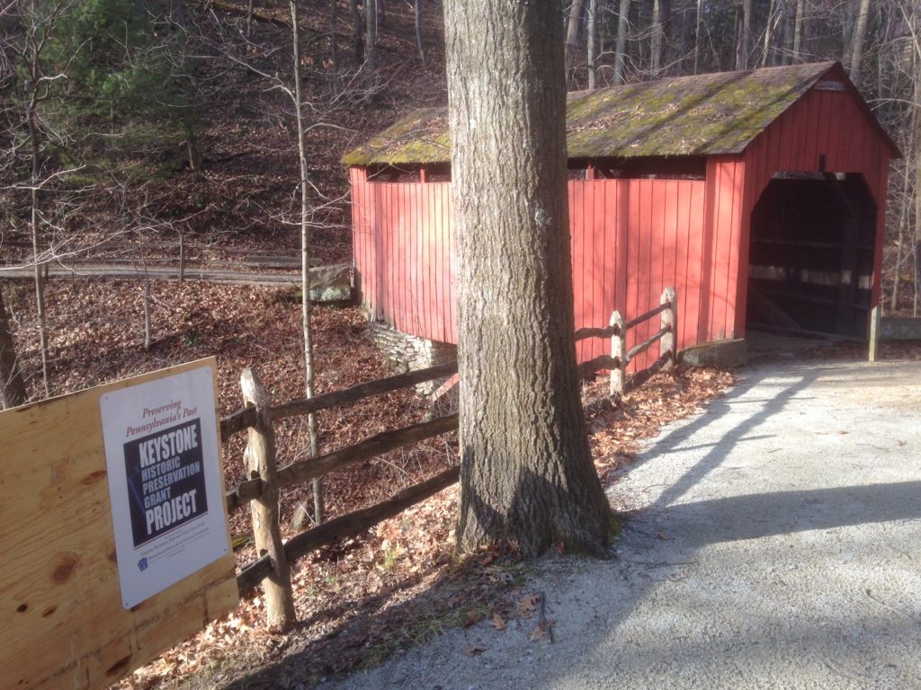 Pine Bank Covered Bridge at Meadowcroft Rockshelter and Historic ...