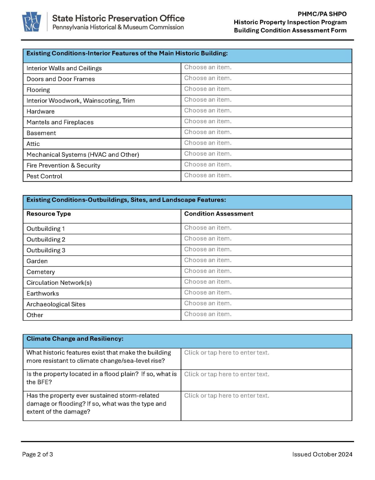 Notes from the Field: Testing the new Historic Property Inspection ...